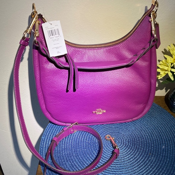 Coach | Bags | Coach Leather Jules Hobo Shouldercrossbody Bag In ...